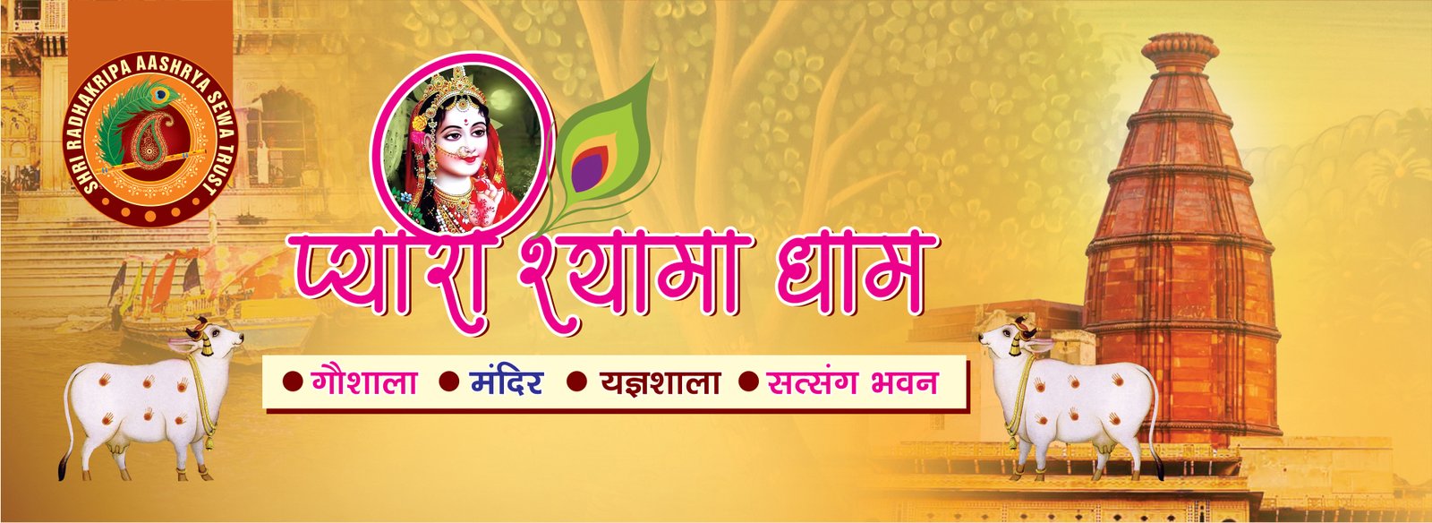 Welcome to Shri Radhakripa Aashrya Sewa Trust, Vrindavan